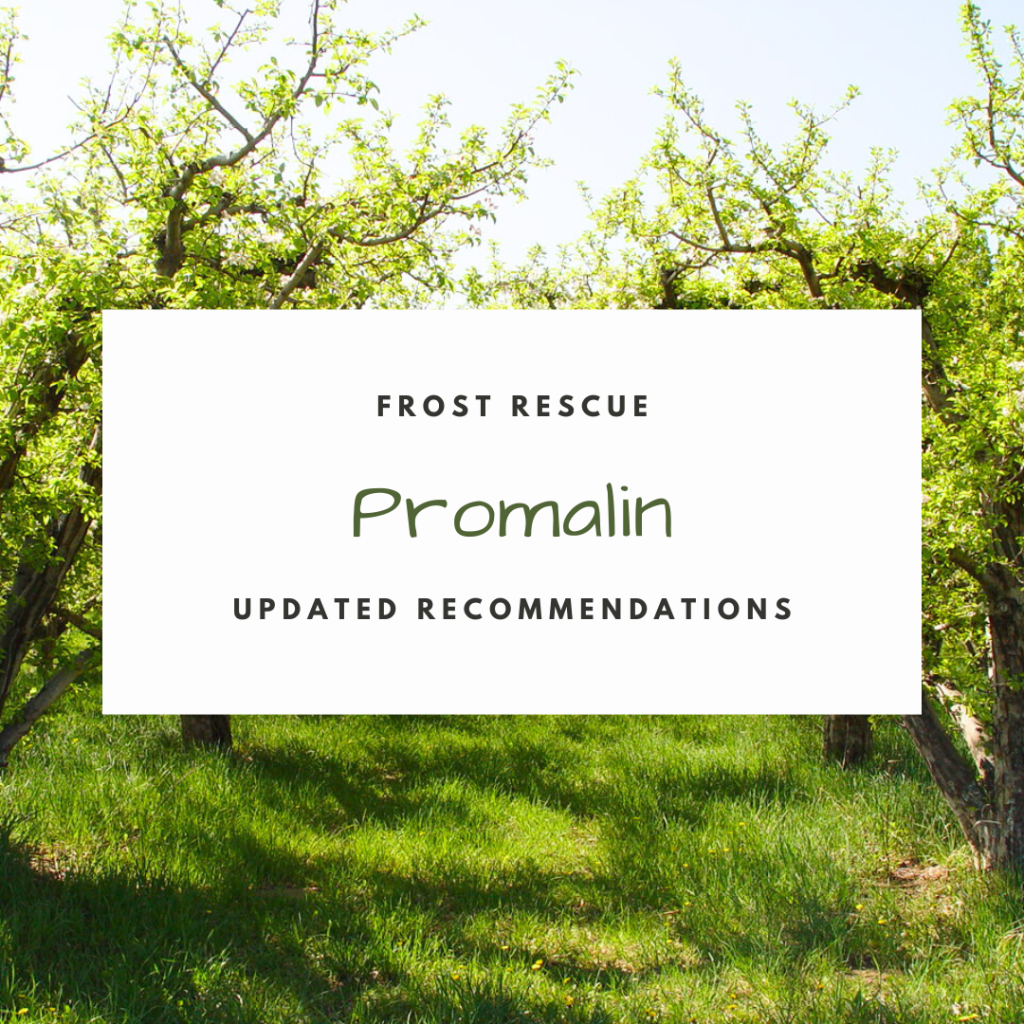 Use of Promalin for Frost Rescue—Updated Recommendations – Wisconsin Fruit